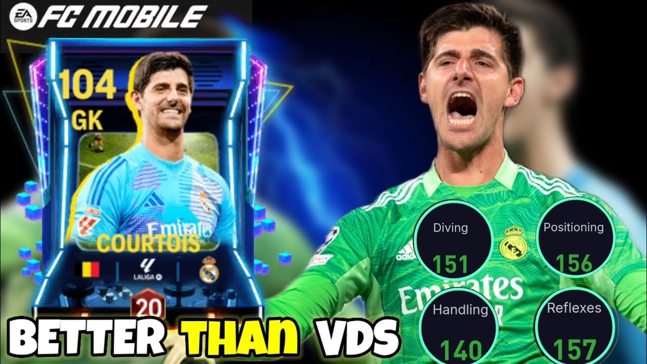 RETRO STARS 100 GK COURTOIS IS A NIGHTMARE OF FORWARDS IN H2H IN FC ...