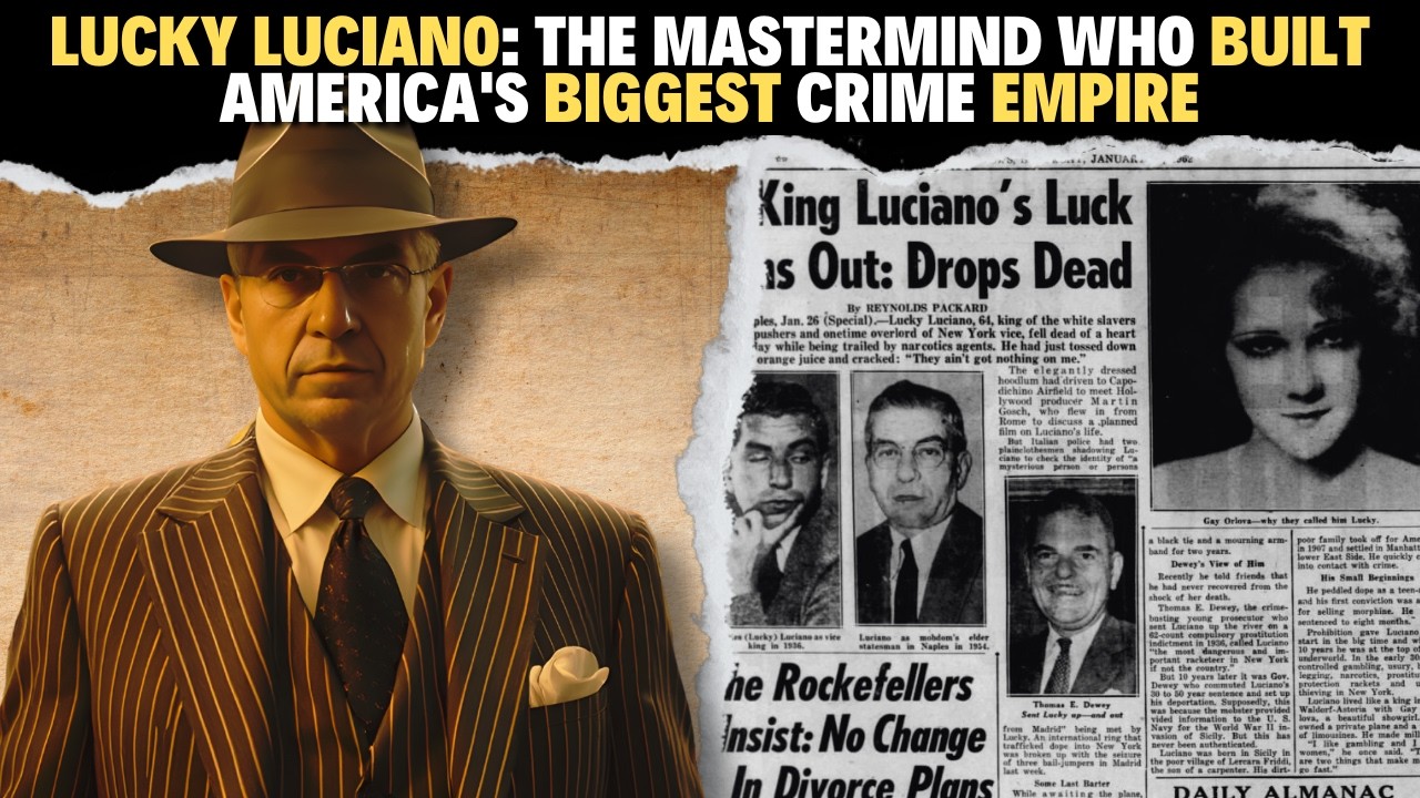 Lucky Luciano: The Mastermind Who Built America's Biggest Crime Empire ...