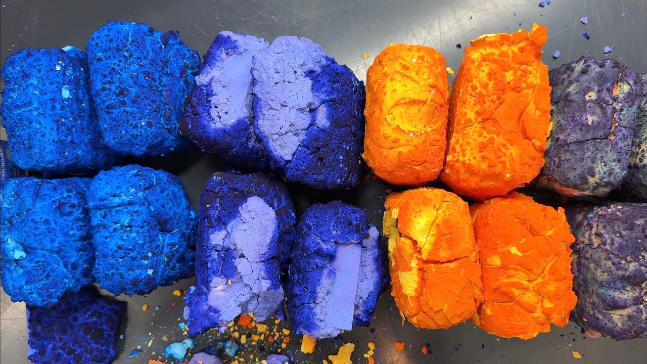 Melting PASTED Chalk Boulders Galore💜💙💛🩷 - YouTube