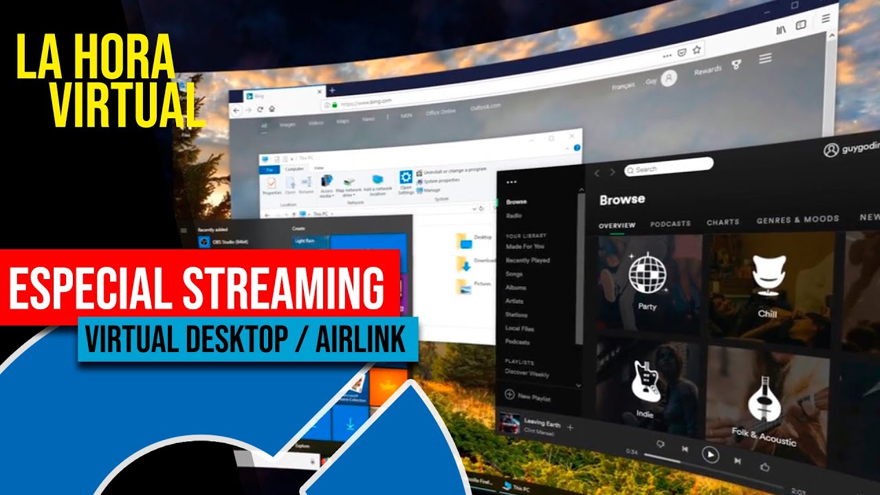 La Hora Virtual. Especial sobre streaming (Virtual Desktop y Airlink) y ...