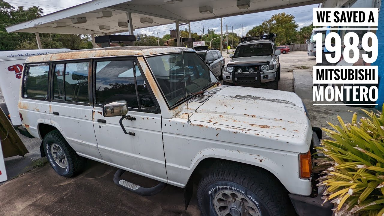 We saved a 1989 Mitsubishi Montero - YouTube