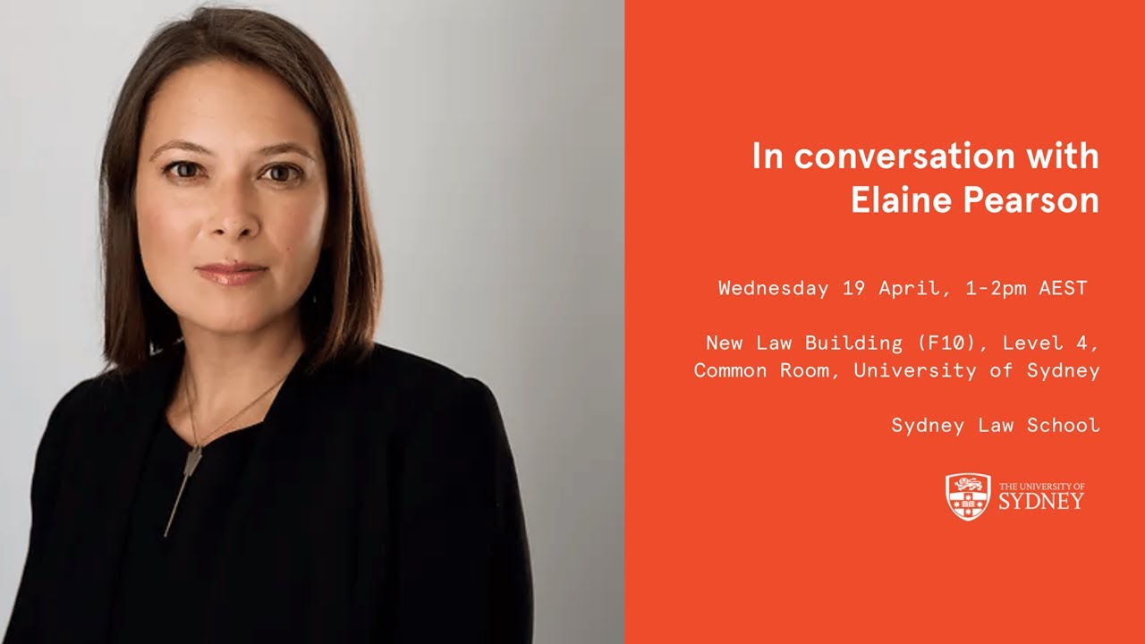 In conversation with Elaine Pearson (19 April 2023) - YouTube
