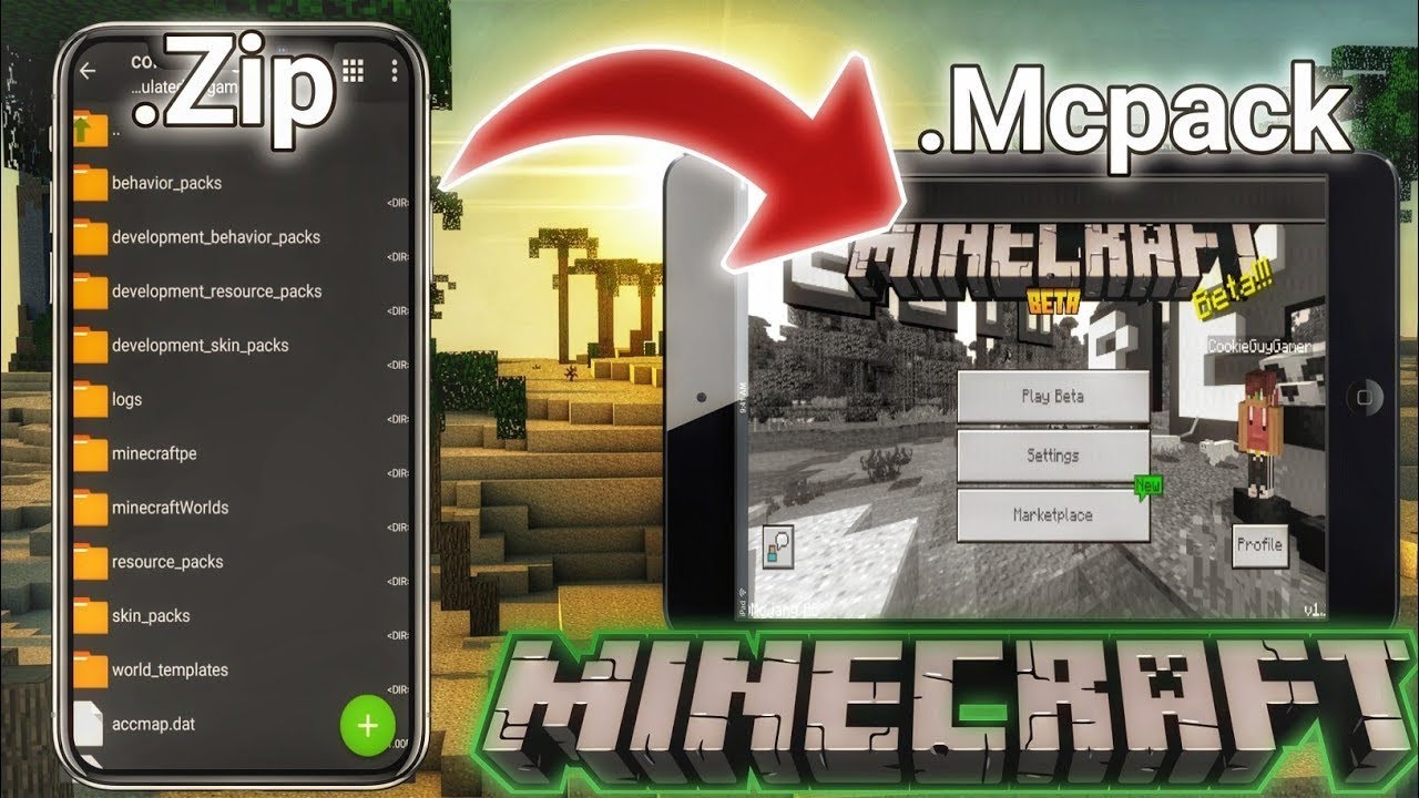 How To Import zip Mods To Minecraft Pocket Edition Bedrock Edition How To Import zip Mods To Minecraft Pocket Edition Bedrock Edition