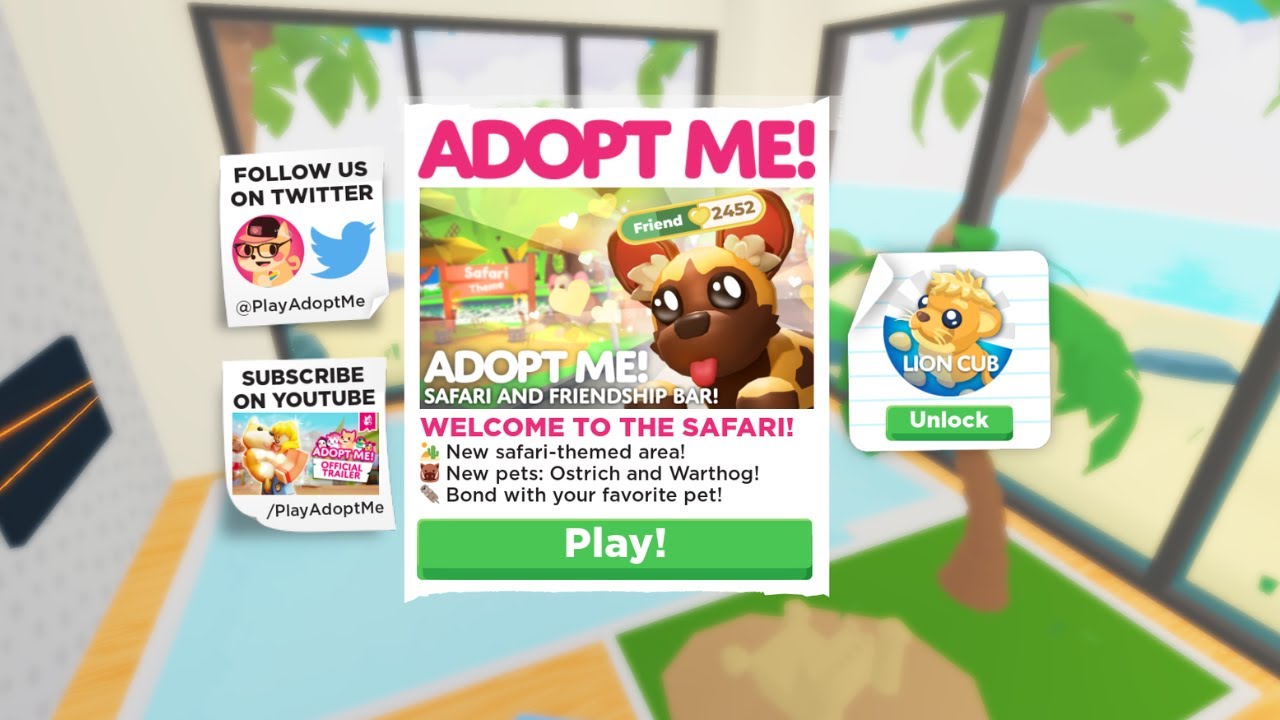 New Safari THEMED Update | Adopt Me - YouTube