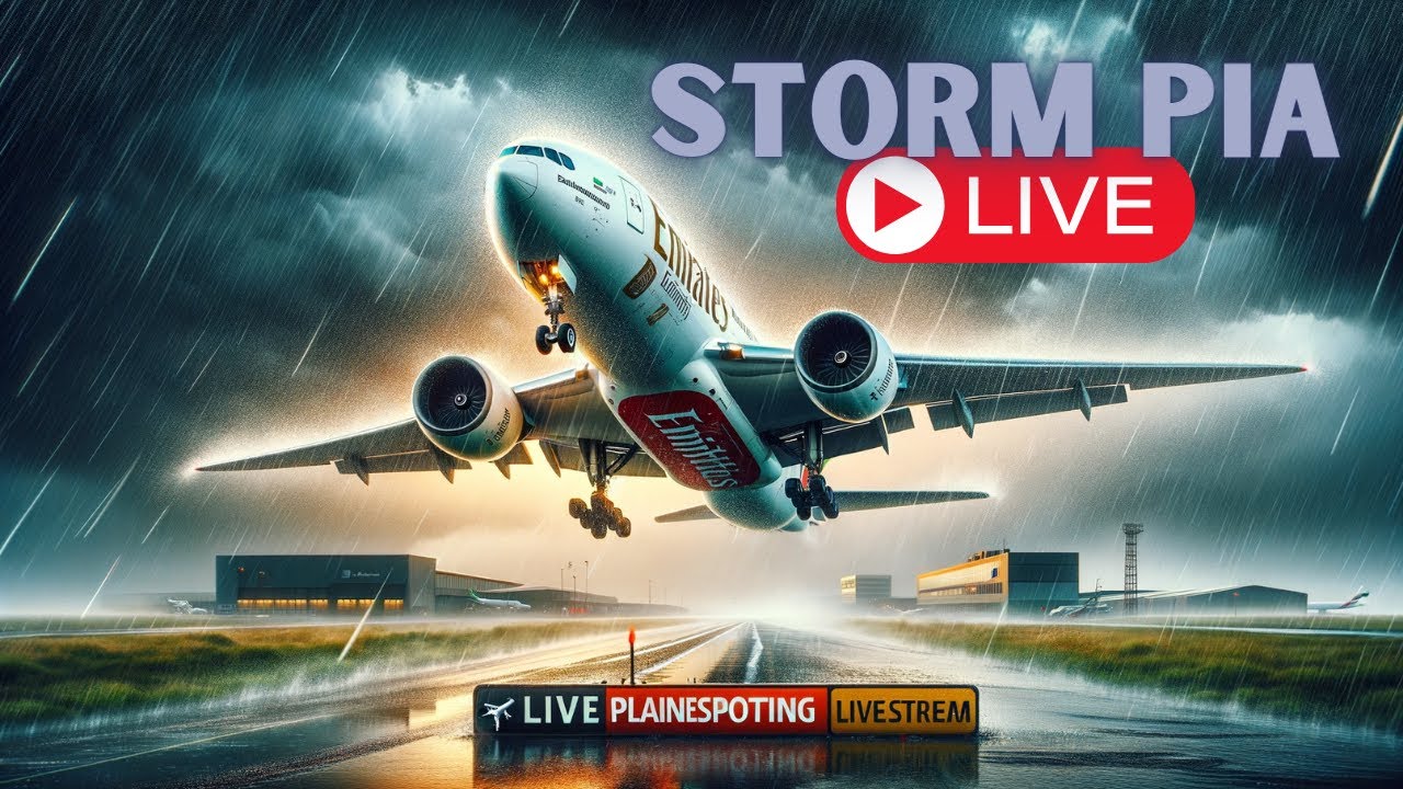 🔴Livestream Storm Pia at Manchester Airport - Evening arrivals 🔴 #live ...