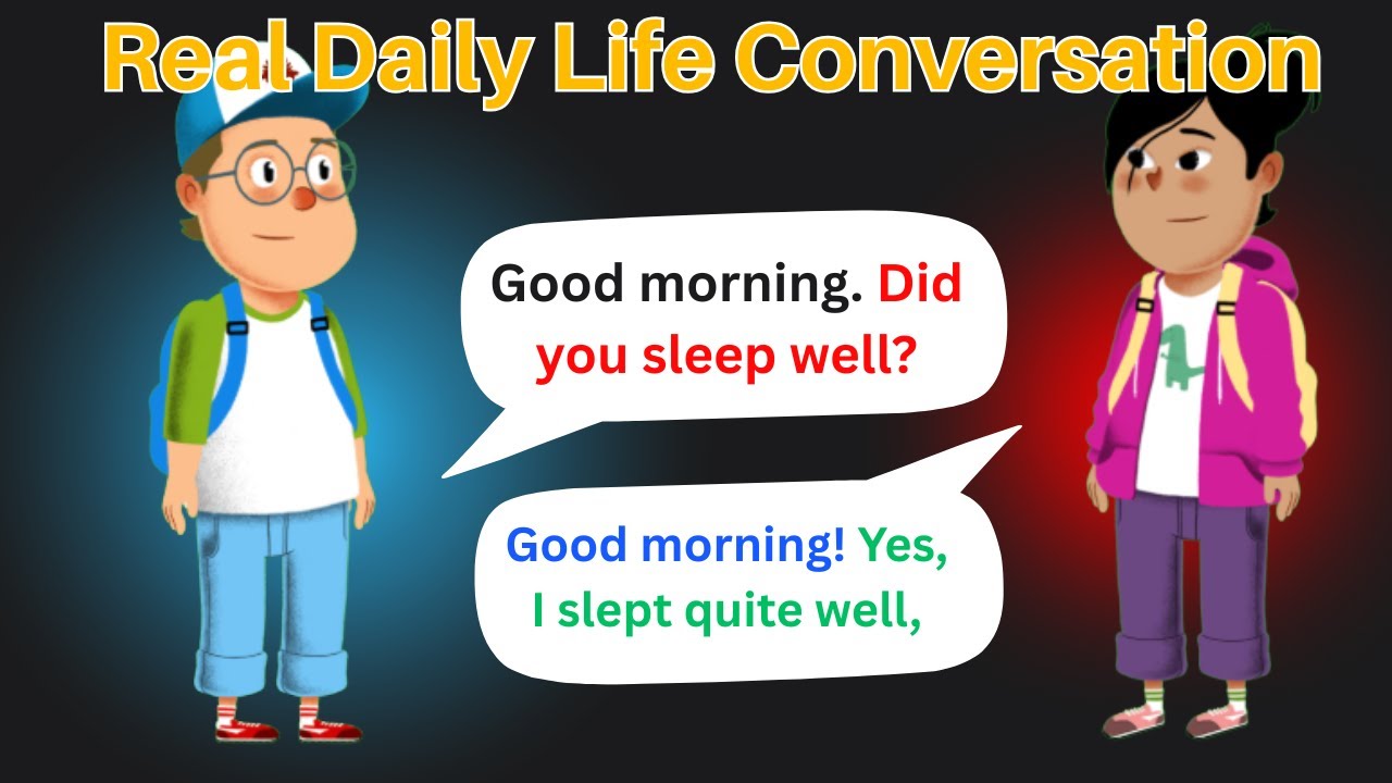 Real Daily Life Conversation // Easy English Conversation # ...