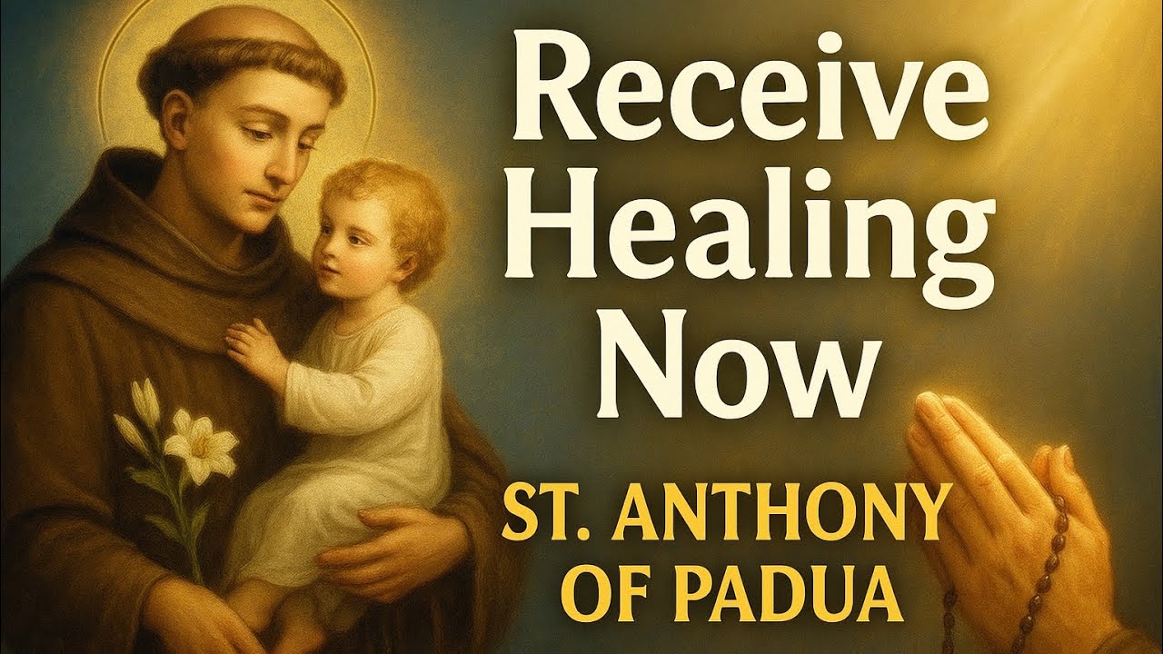 🙏 POWERFUL HEALING PRAYER TO SAINT ANTHONY FOR QUICK RECOVERY | SAINT ...