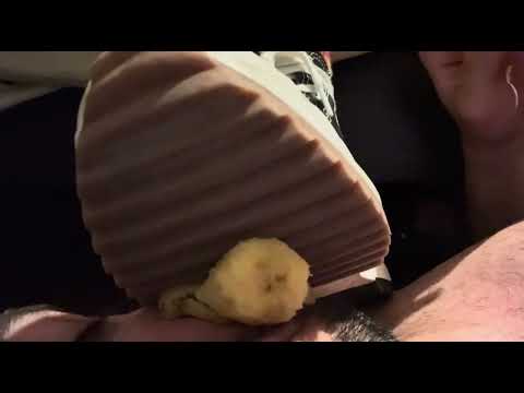 Food trample on face with Converse