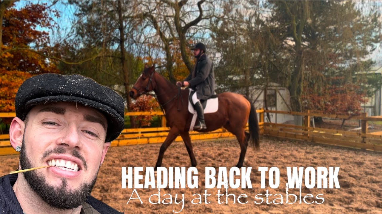 A Day At The Stables | Going back to hard work & Riding an ex winning ...
