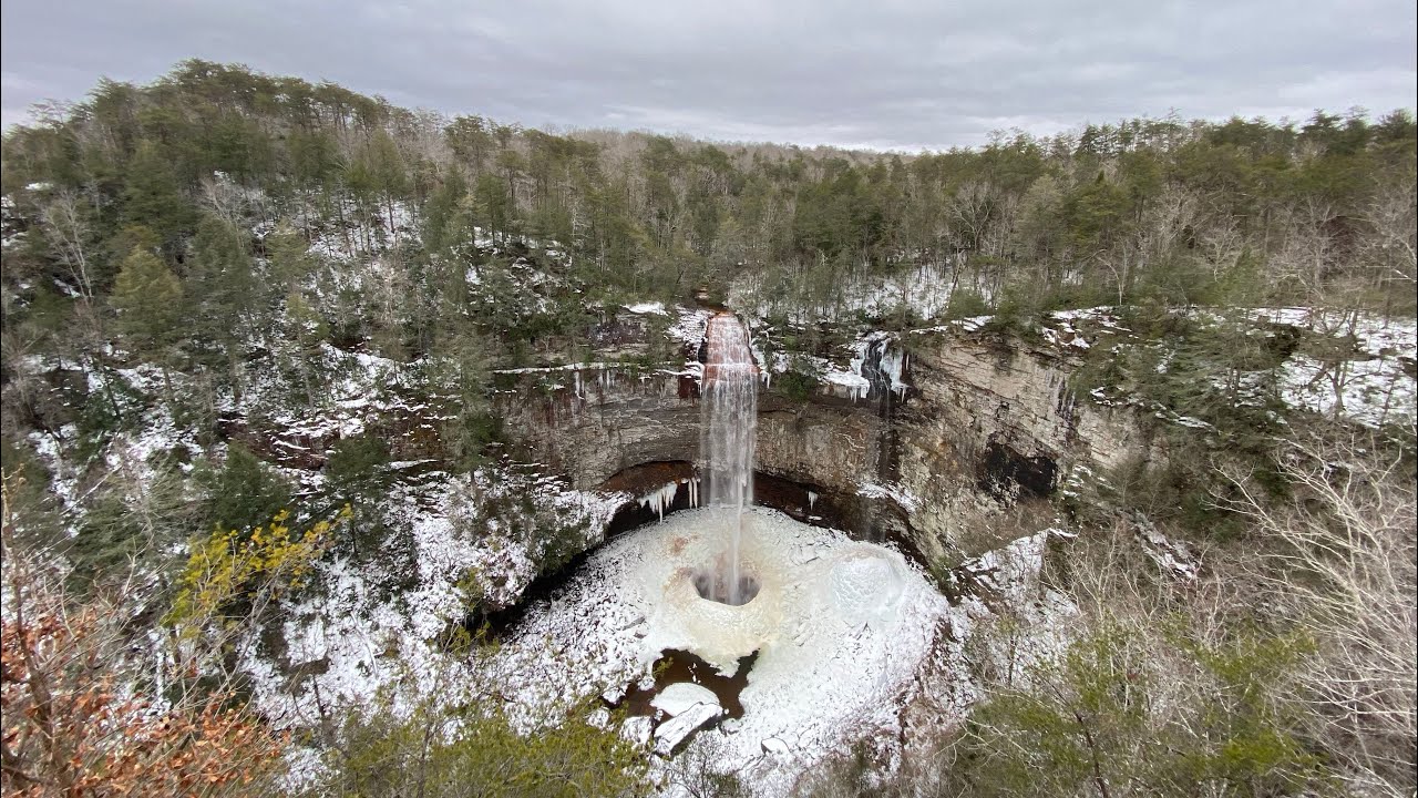 Tennessee’s tallest waterfall! 256 feet tall! 😱 - YouTube