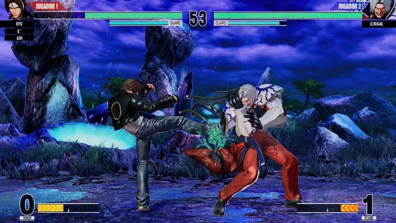 Boss Challenge KOF XV Kyo vs Rugal - YouTube