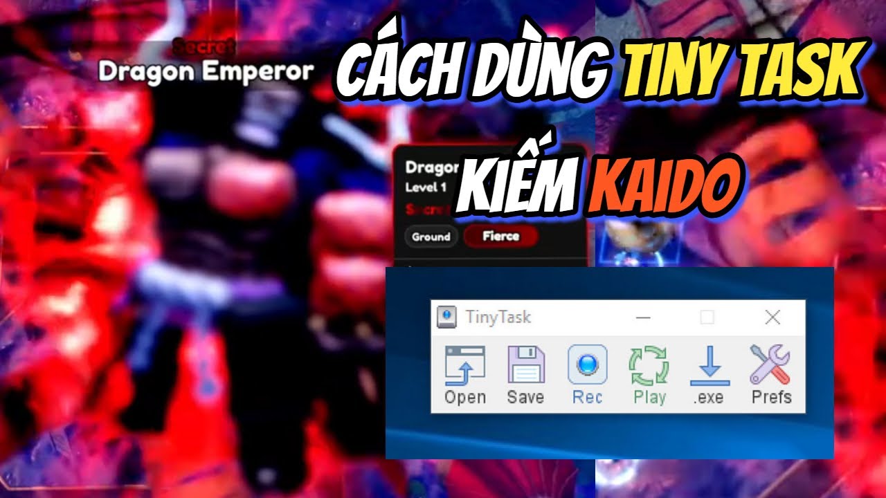 (Anime Reborn #2) Cách dùng TinyTask kiếm KAIDO cực kì dễ dàng!!! - YouTube