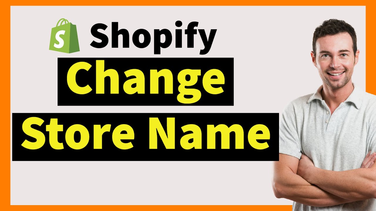 How to Change Shopify Store Name 2025 (New Update) - YouTube