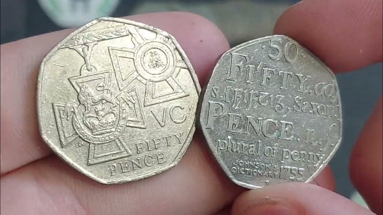 Today's Coin Hunts Begin! £50 50p Coin hunt BOOK4 #146 - YouTube