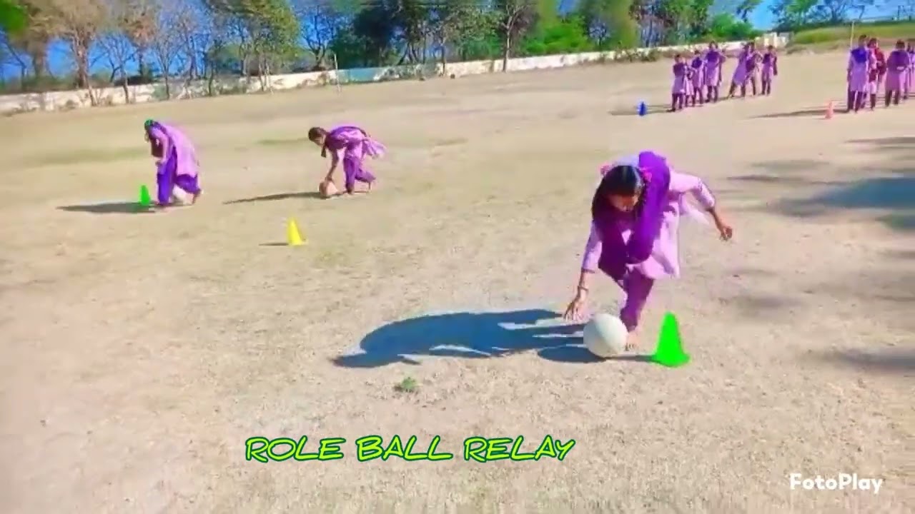 ROLL BALL RELAY - YouTube