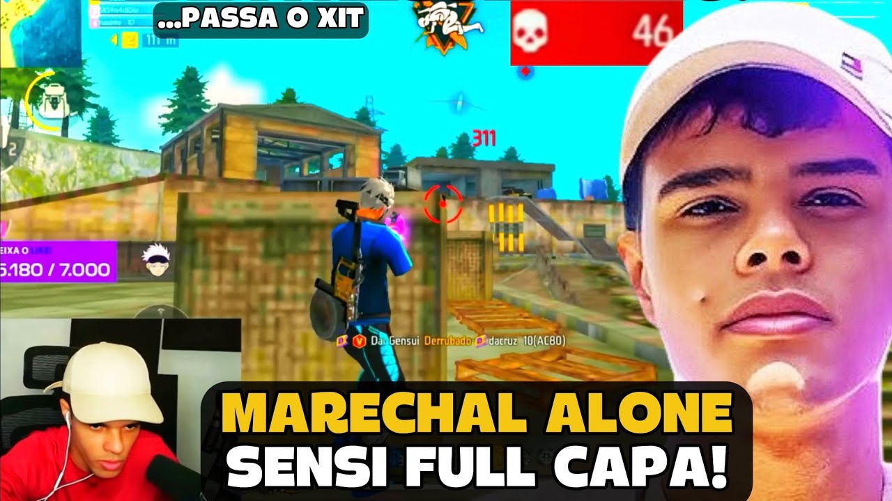 MARECHAL LIMPOU O MAPA COM A SENSIBILIDADE PERFEITA! FREE FIRE ...