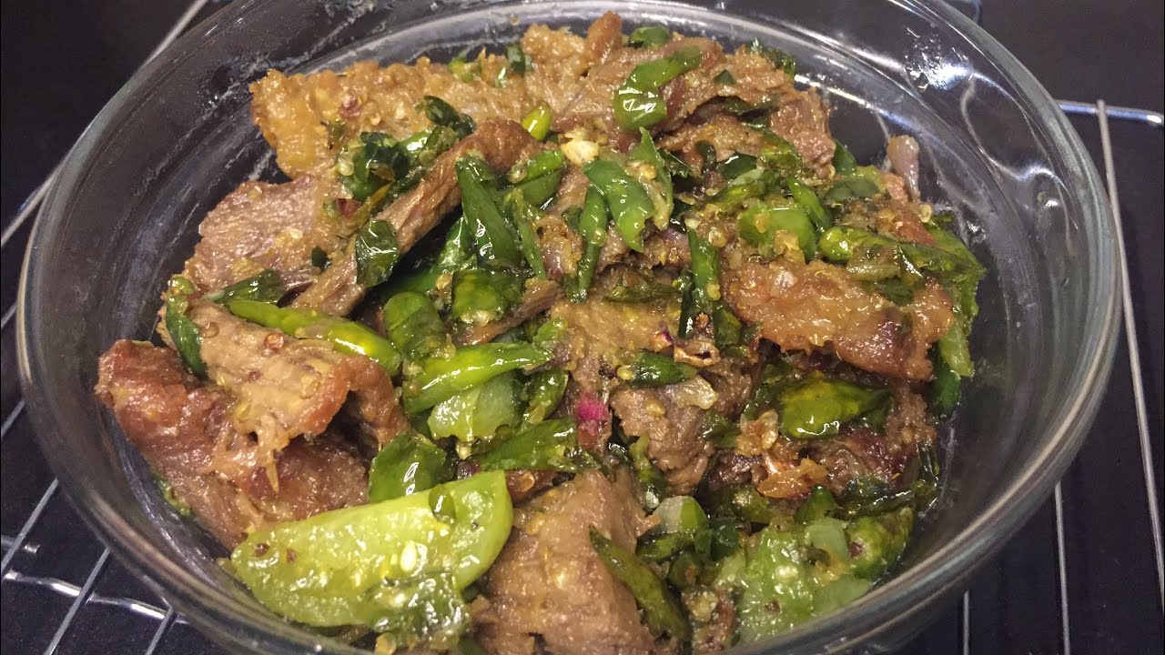 Resep DAGING CABE IJO yang simple dan enak banget - YouTube