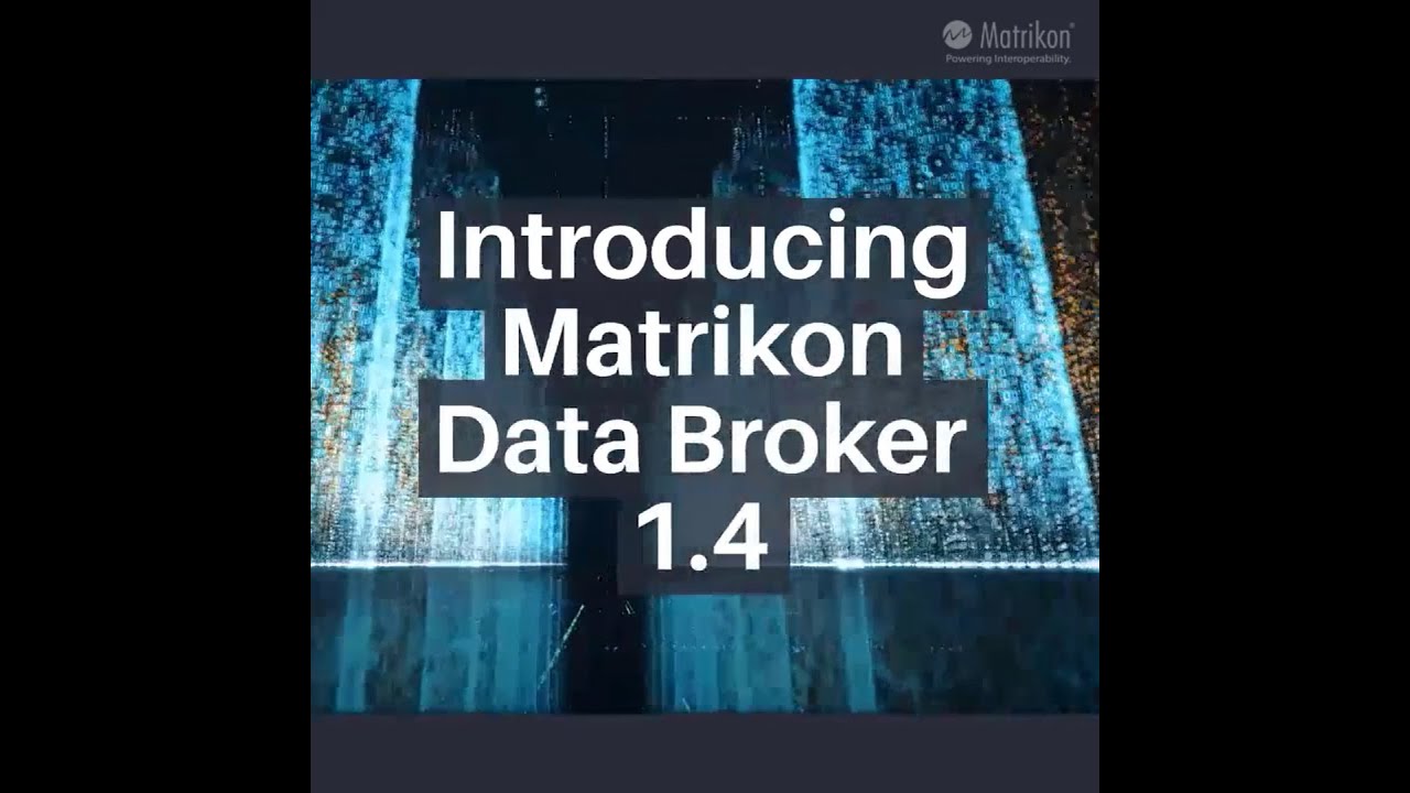 Introducing Matrikon Data Broker 1.4 - YouTube