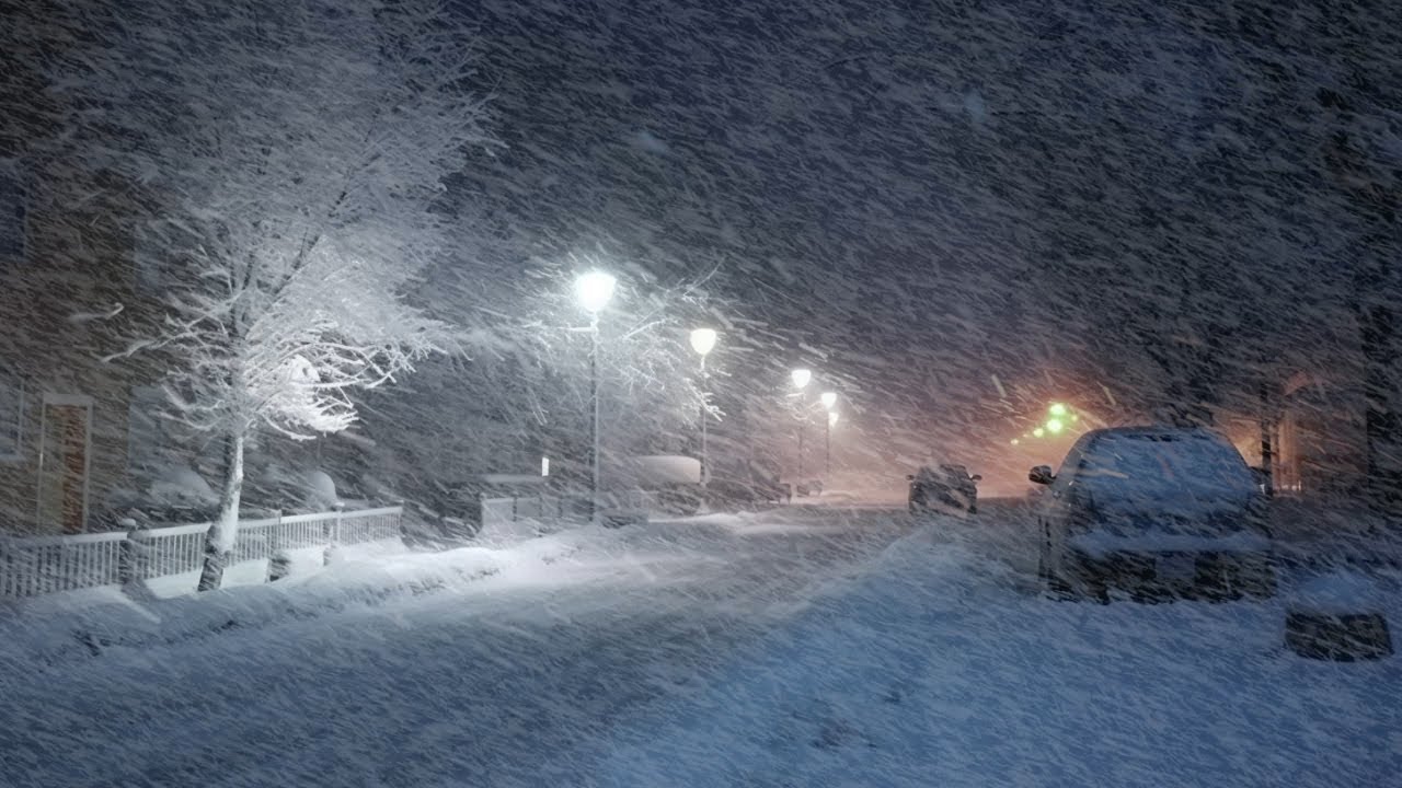 Fierce Blizzard Sound to Help You Fall Asleep | Howling Wind & Relaxing ...