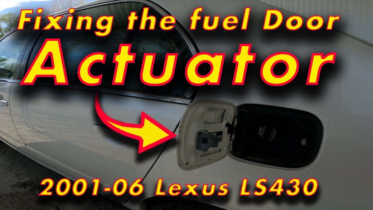 Fixing the Fuel Door Actuator in 2001-2006 Lexus LS430 - YouTube