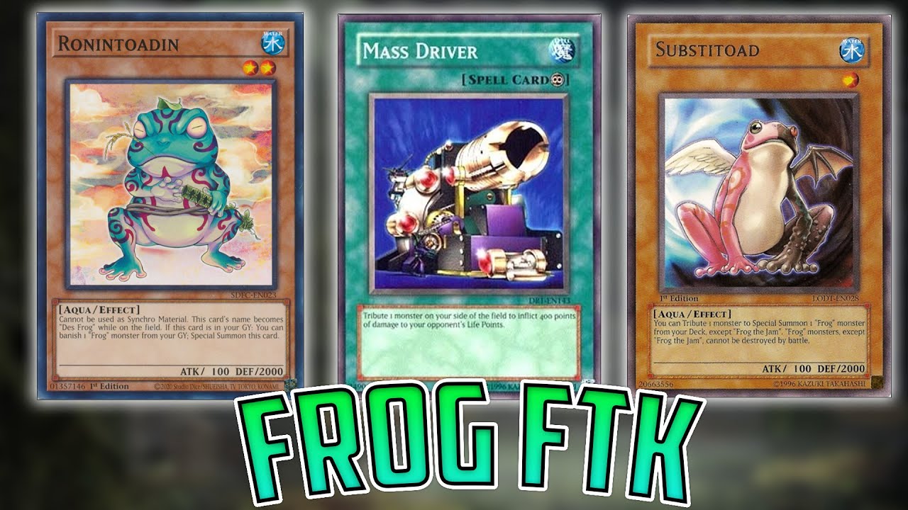 Yu-Gi-Oh! History: Frog FTK - YouTube