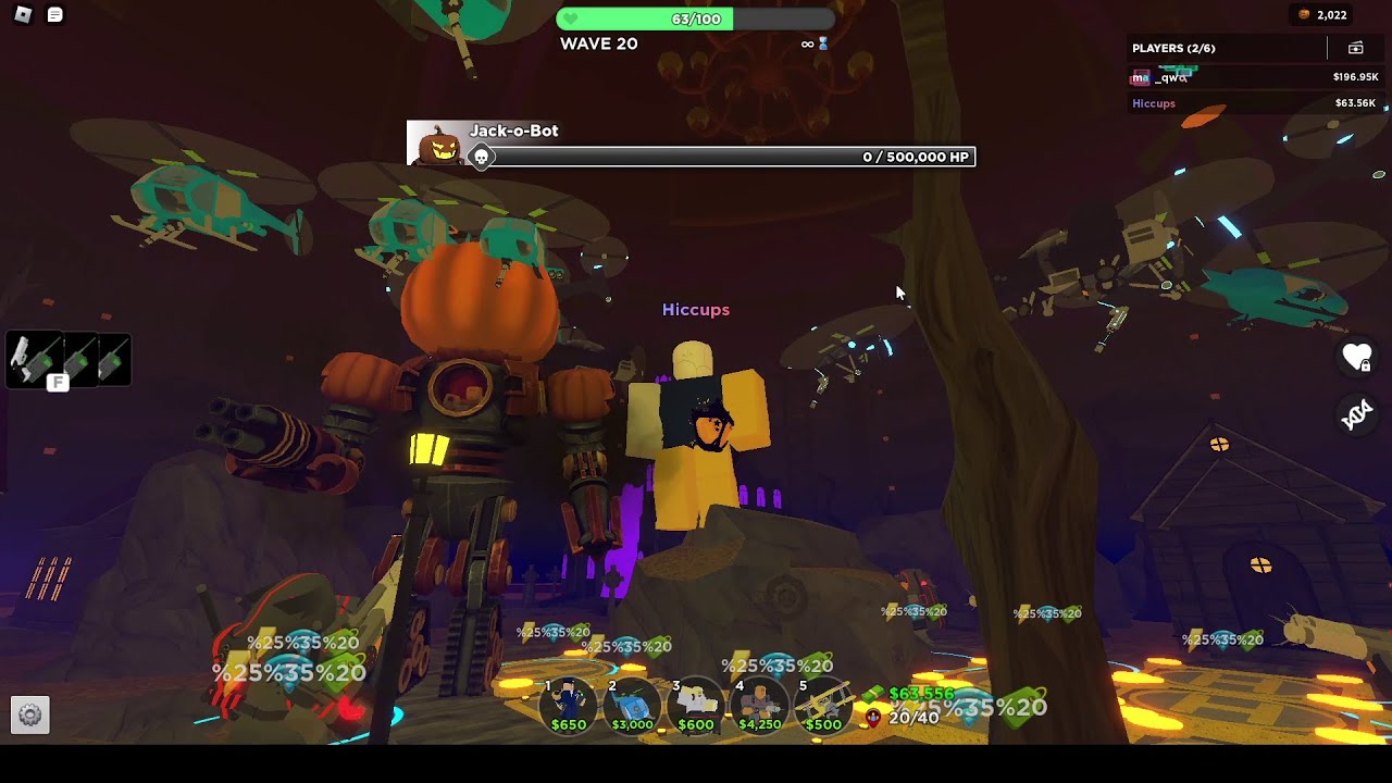 ROBLOX | TDS ACT 2 Halloween2023 Duo game play | Tower Defense ...