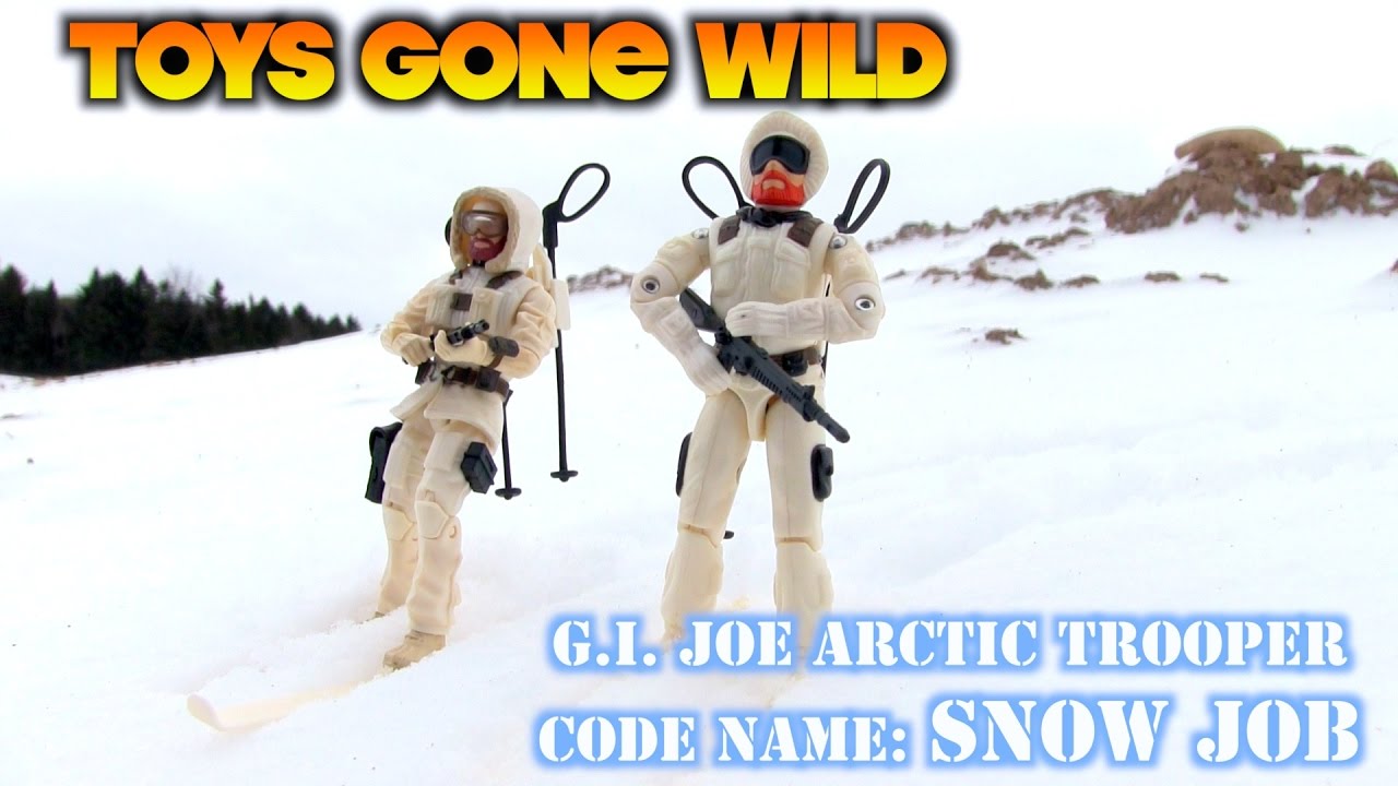 Toys Gone Wild - GI Joe Snow Job (vintage & modern figure review) - YouTube