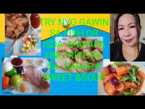 SWEET AND SOUR FISH OR ISDANG TANGIGI - YouTube