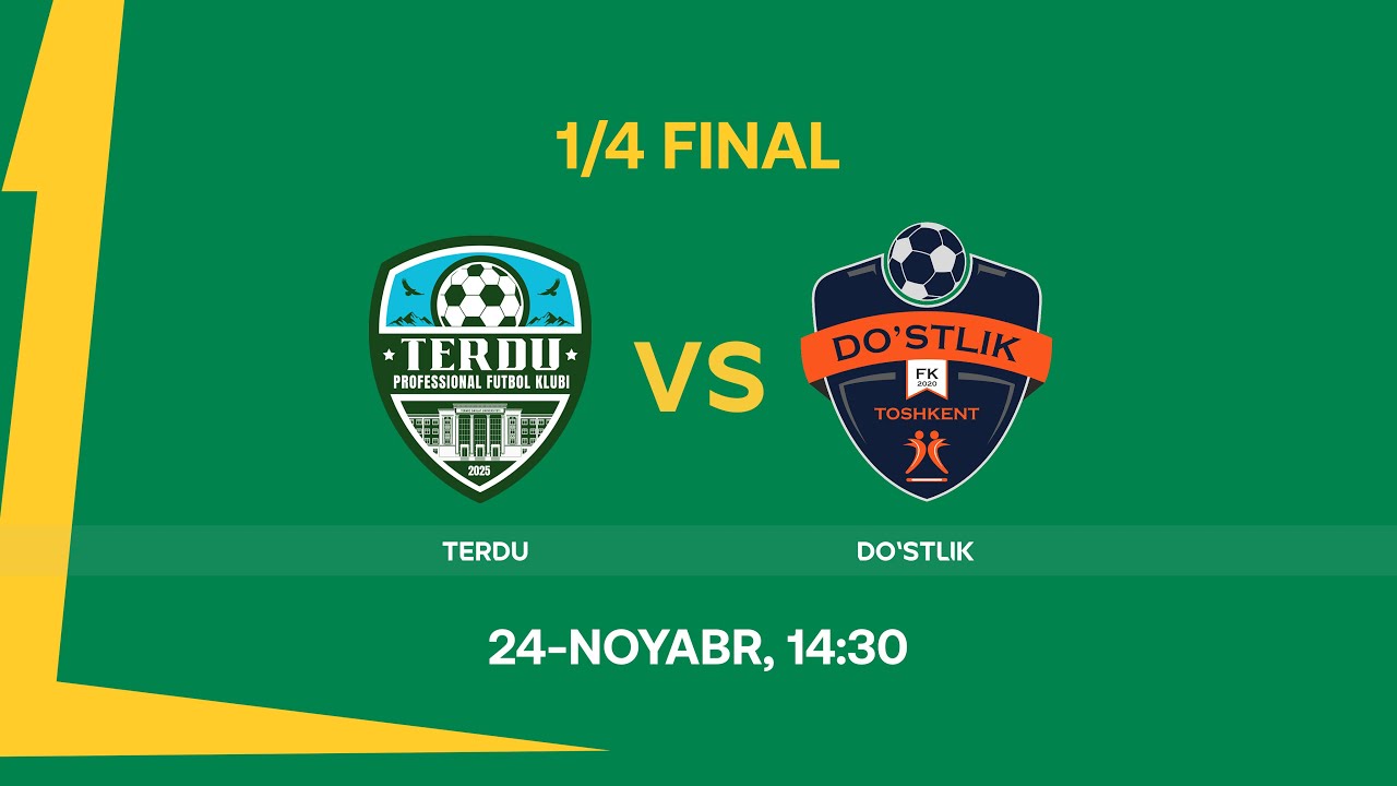 TerDU — Do‘stlik. Birinchi liga 1/4 final - YouTube
