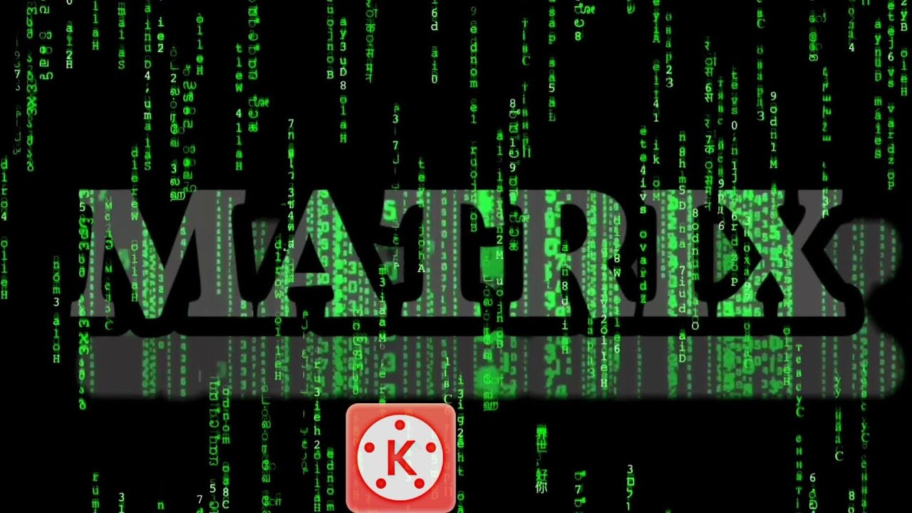 Kinemaster: MATRIX Intro Poster Easy Editing - YouTube