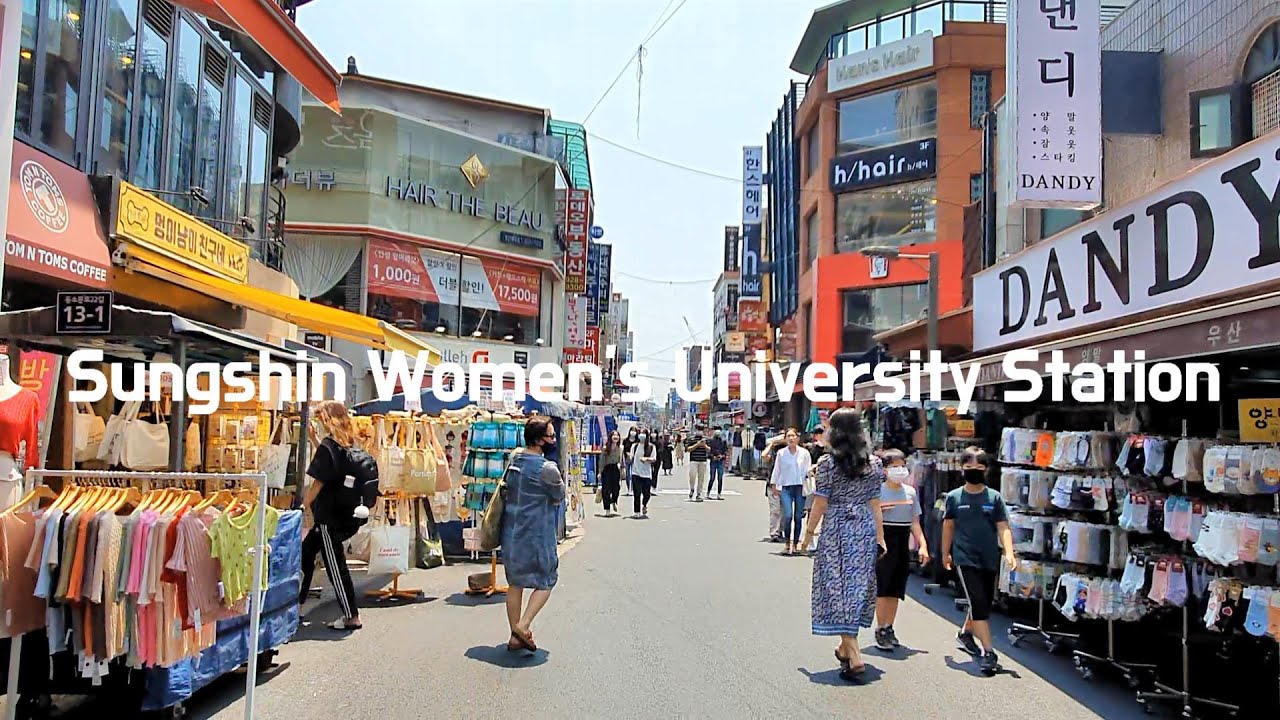 성신여대입구역 주변걷기 / Let's walk around Sungshin Women's University Station ...