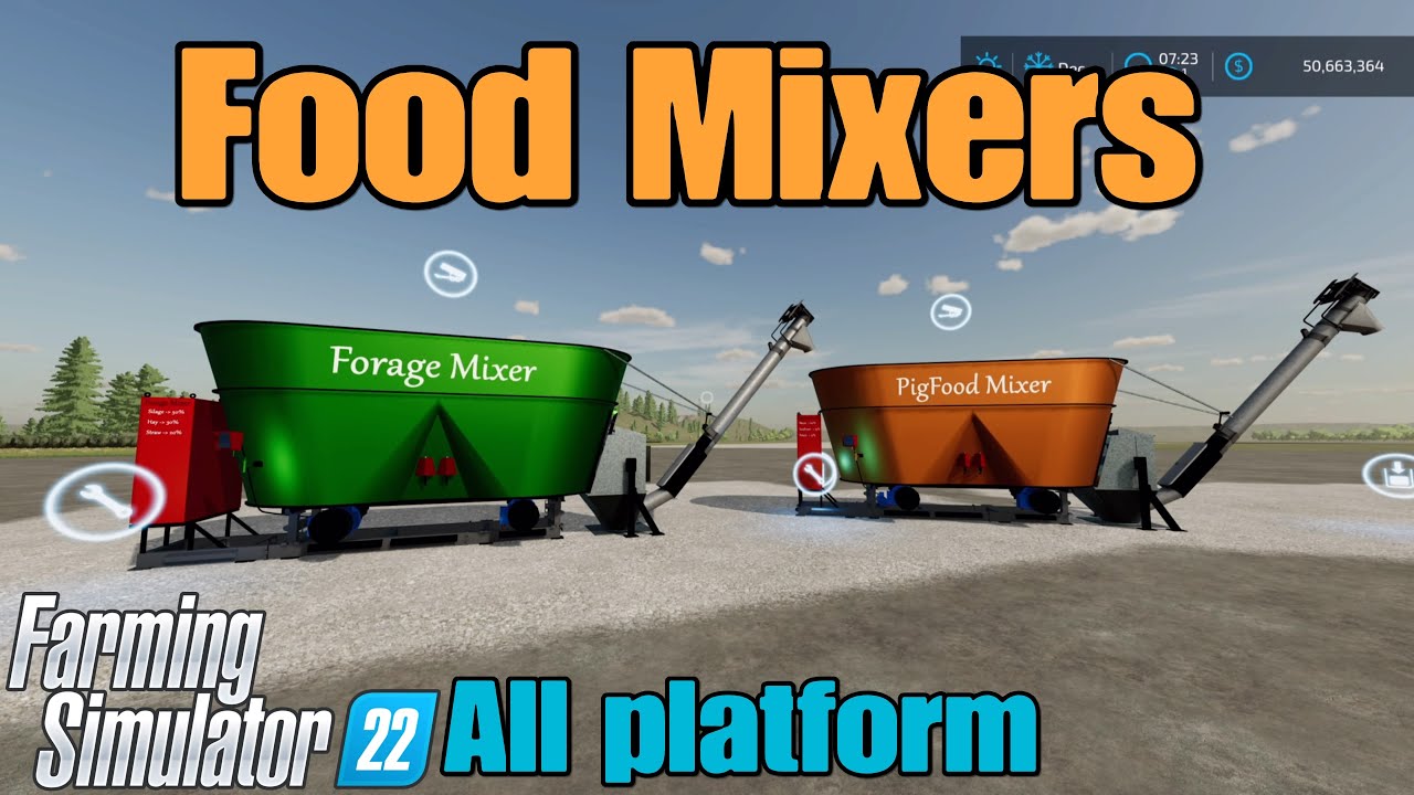Food Mixers /mod for all platforms on FS22 - YouTube