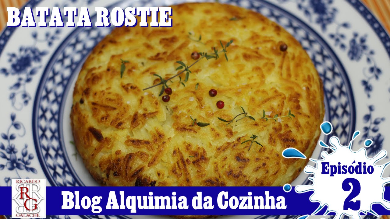 APRENDA A FAZER BATATA ROSTIE - YouTube