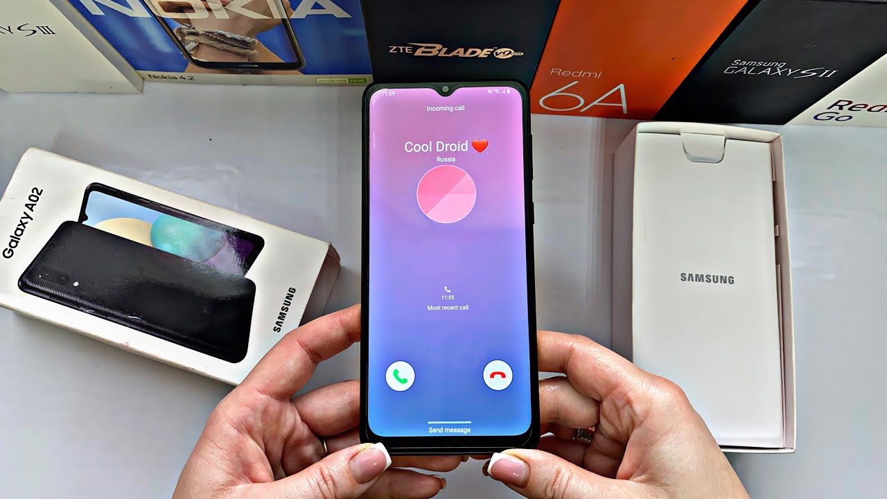 Samsung Galaxy A02 incoming call ( Over the horizon ringtone) - YouTube