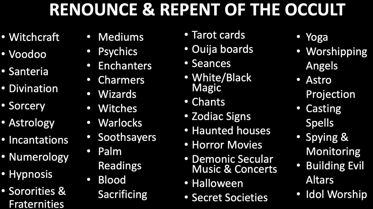 It's Praying Time - Praying Against the Occult - YouTube
