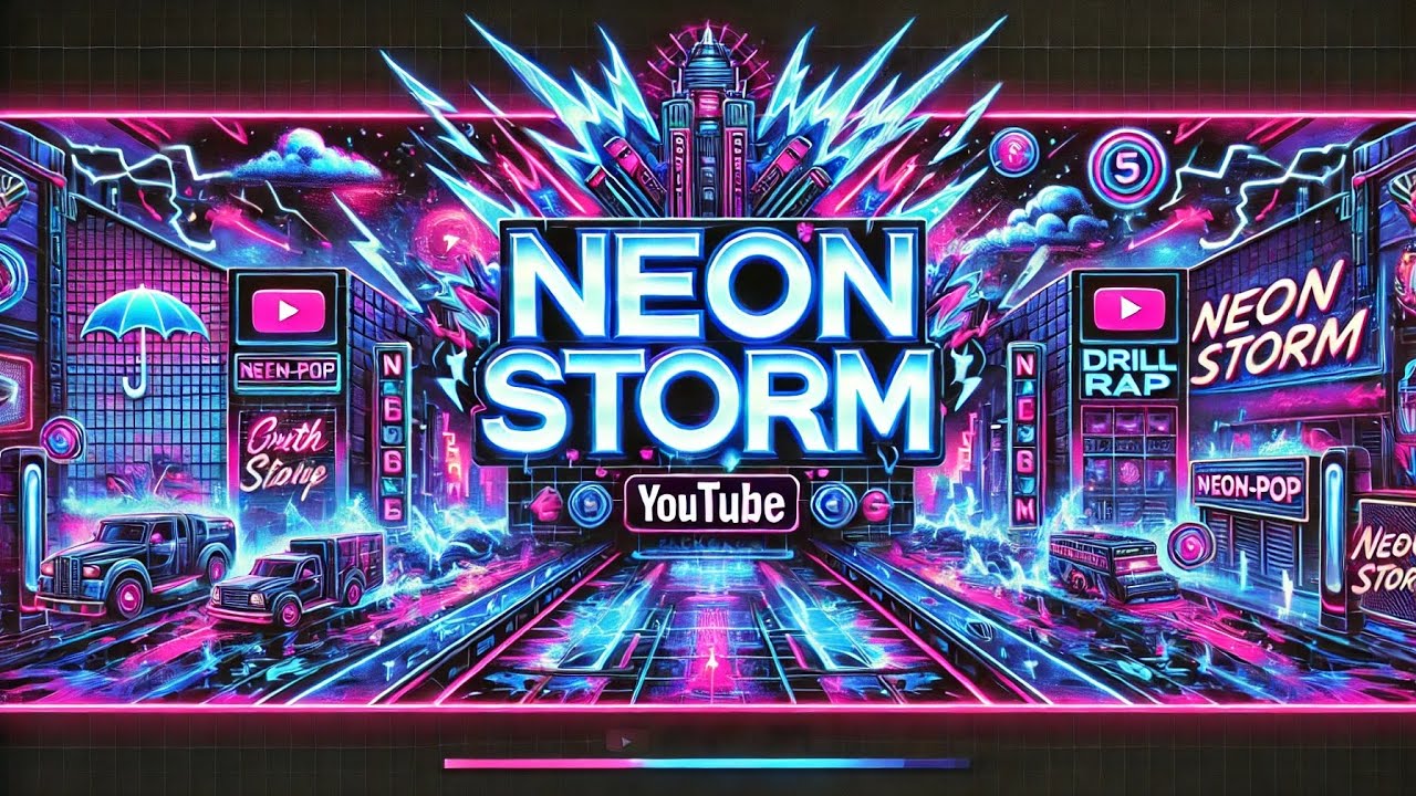 Neon Storm (Made by ChatGPT and Suno AI) - YouTube
