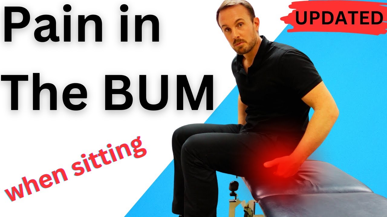STOP buttock bone pain (when sitting) FAST - YouTube