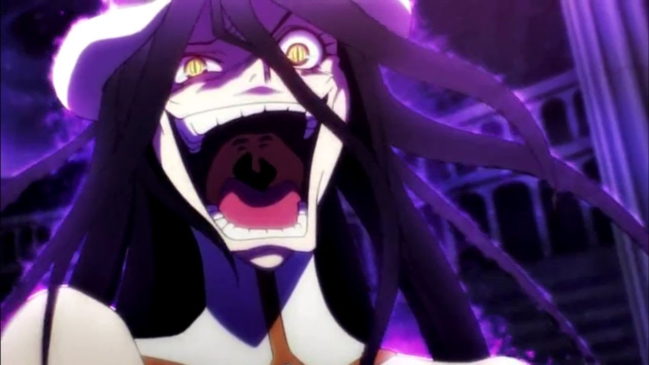 Albedo get's angry after a man touches her | Overlord Season 4 Episode ...