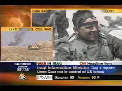News coverage during the US invasion of Iraq , March 23-26 2003 part 1 ...