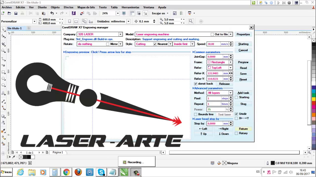 Donde cambiar el lenguaje del corellaser. - YouTube