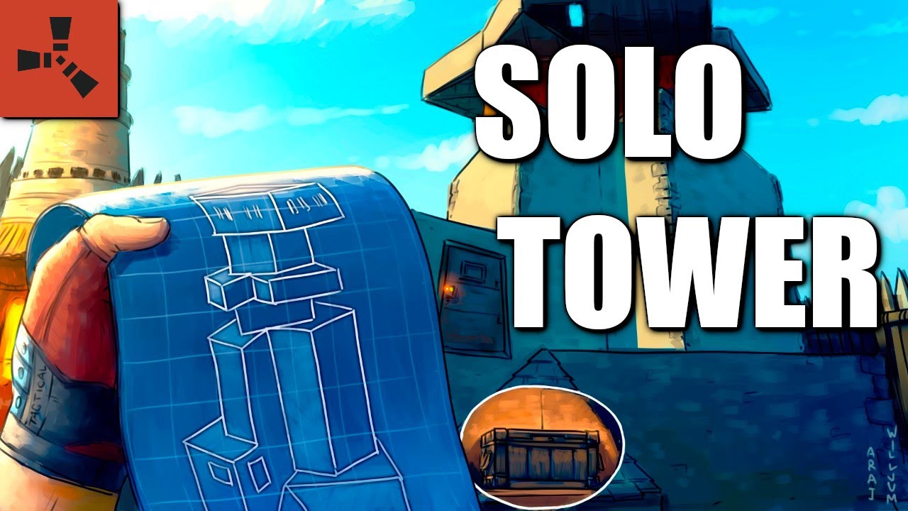 I designed the greatest solo base and built it in Official Rust. - YouTube