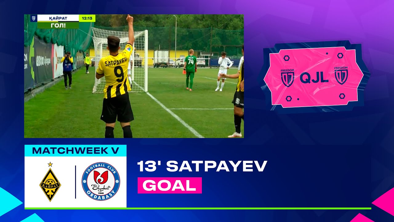 Freedom QJ League 2024. Matchweek V. Kairat 1-0 Ordabasy. Dastan ...