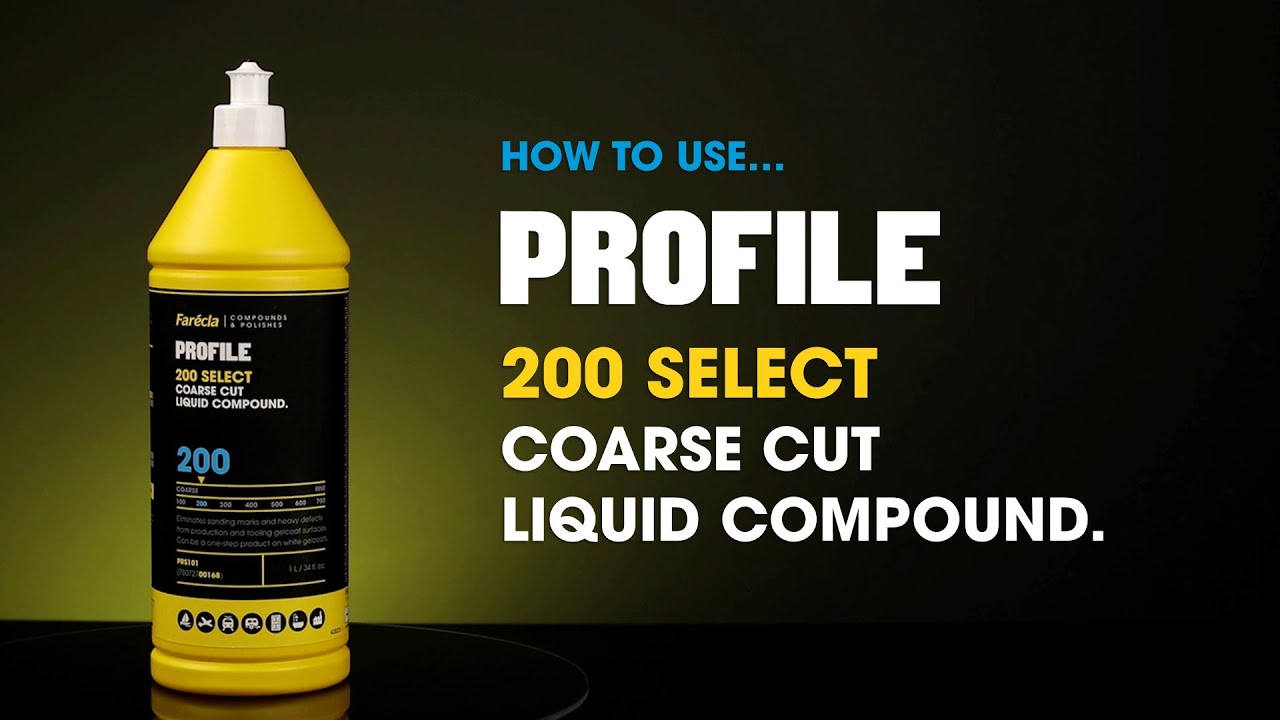 How to Use: Farécla Profile 200 Select Coarse Cut Compound (PRS101) [EN ...