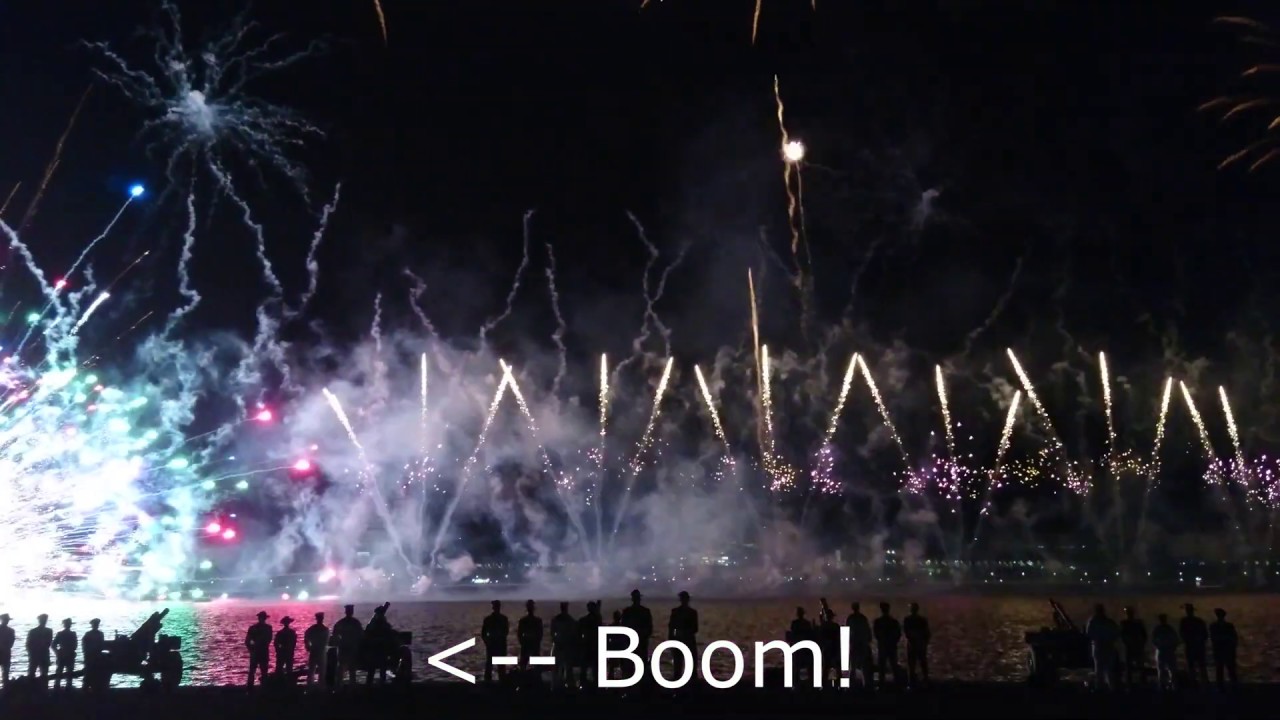 Canberra firework platform explodes - YouTube