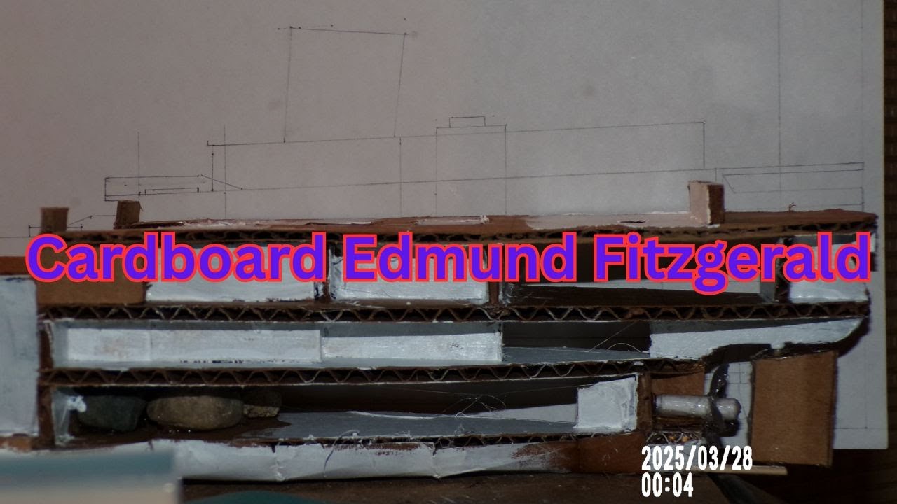 building the Edmund Fitzgerald. working on the stern. - YouTube