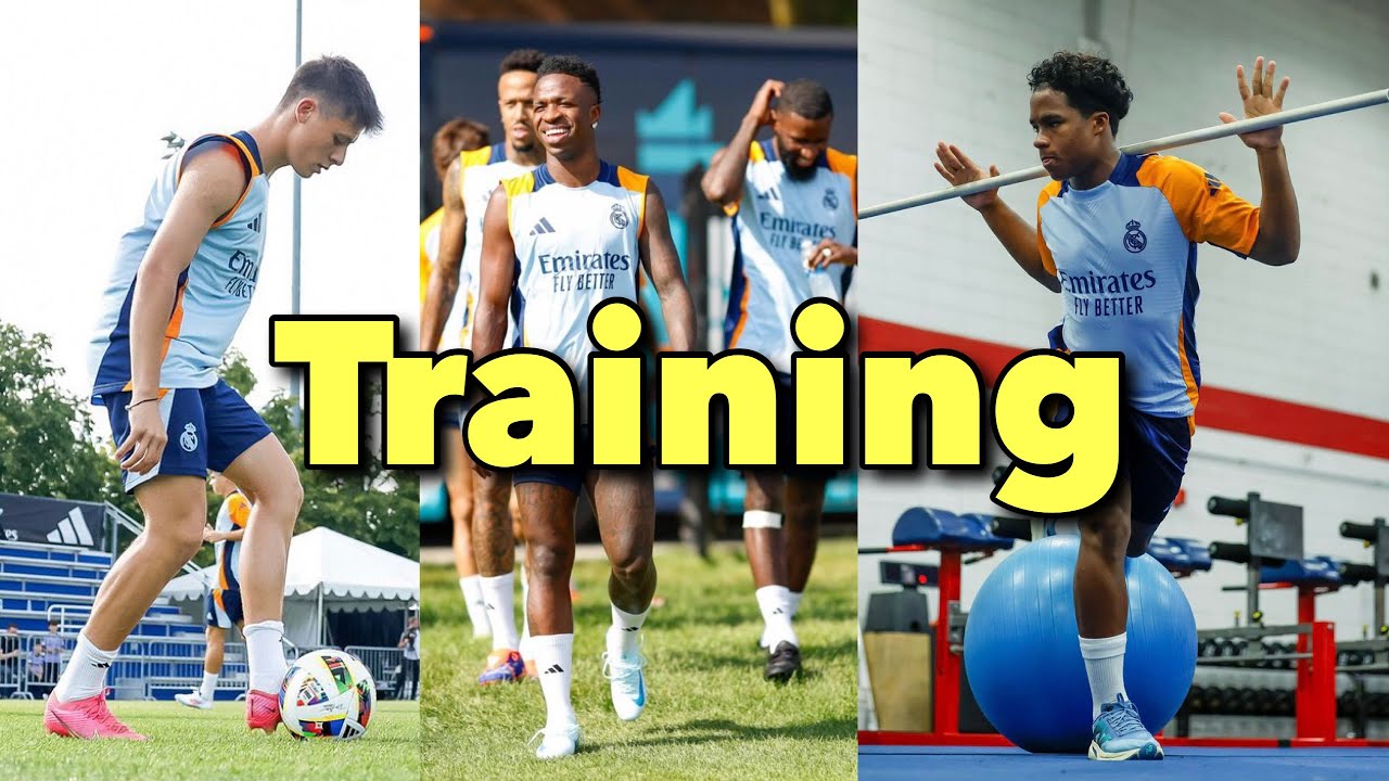 Real Madrid Pre-Season Training 2nd Aug: Vini Jr Is Back | Arda Güler ...