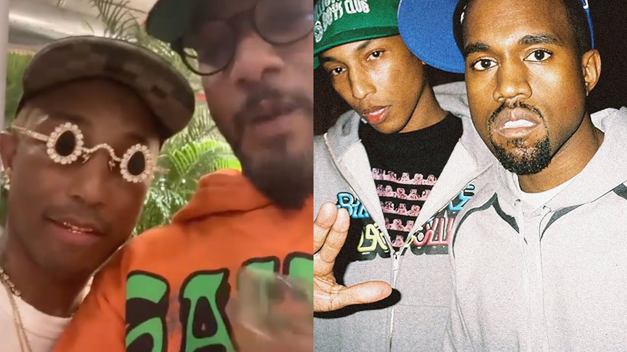 Pharrell corrects Swizz Beats Regarding Kanye West in a new VIDEO - YouTube
