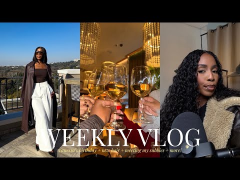 WEEKLY VLOG: I'M STRESSED OUT, OK! VANESSA'S BDAY, NEW BOHO BRAIDS, MEETING MY SUBBIES + MORE! |