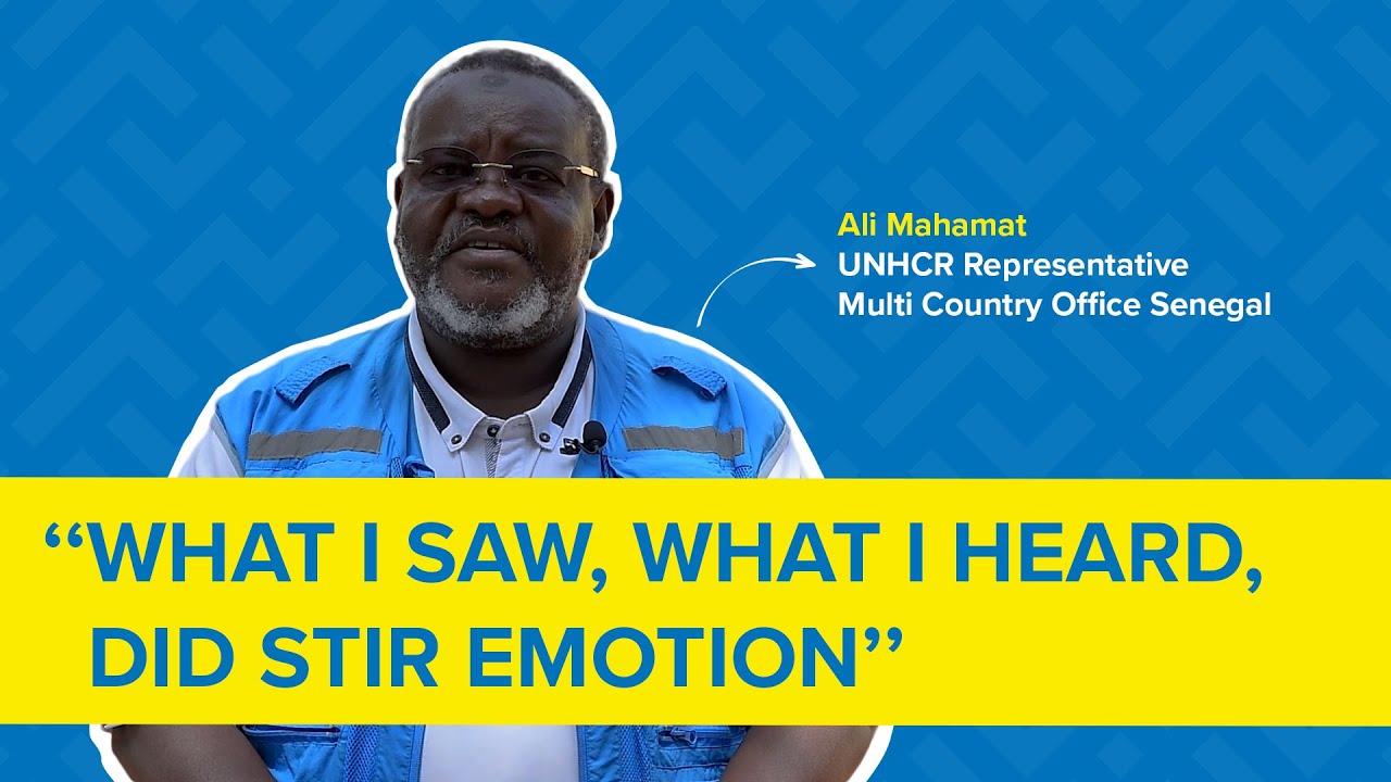 Ali Mahamat, the UNHCR Multi-Country representative visited Dapaong in ...