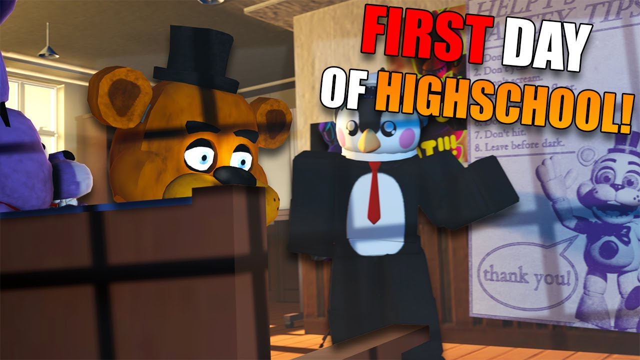 FNAF Roblox Highschool Episode 1: First Day of School! - YouTube
